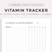 30 Day Weight Loss Tracker Printable, Weight Loss Challenge, Weight ...
