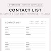 Credit Card Tracker Printable Template, Credit Card List, Credit Card ...