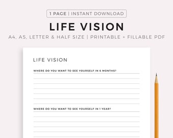 Weekly Planner Printable Landscape Minimalist Weekly - Etsy Ireland