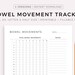 Bowel Movement Tracker Printable Template, Food Sensitivity Journal ...