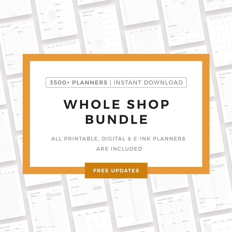 Planner 2025 Downloadable Printable - Etsy