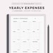 Digital Monthly Checklist Template, Monthly to Do List, Task List ...