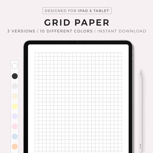 Goodnotes Squared Paper Template - Etsy