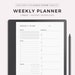 Printable Monthly Planner on Two Pages, Month at a Glance, Monthly ...