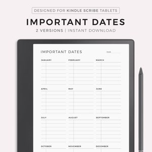 Yearly Important Dates - Birthdays, Anniversaries, Travels, Parties ...