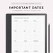 Yearly Important Dates - Birthdays, Anniversaries, Travels, Parties ...