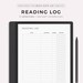 Reading Log for Boox Note Series / Tab Series / Go 10.3, Instant ...