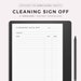 Bill Tracker Template for Remarkable 2, Landscape, Bill Organizer ...