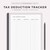 Undated Year Calendar Printable & Fillable, Year at a Glance, Year on ...