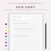 Build a New Habit Planner for Remarkable Paper Pro, 12 Week Habit ...