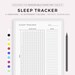 Sleep Tracker for Remarkable Paper Pro, Instant Download - Etsy