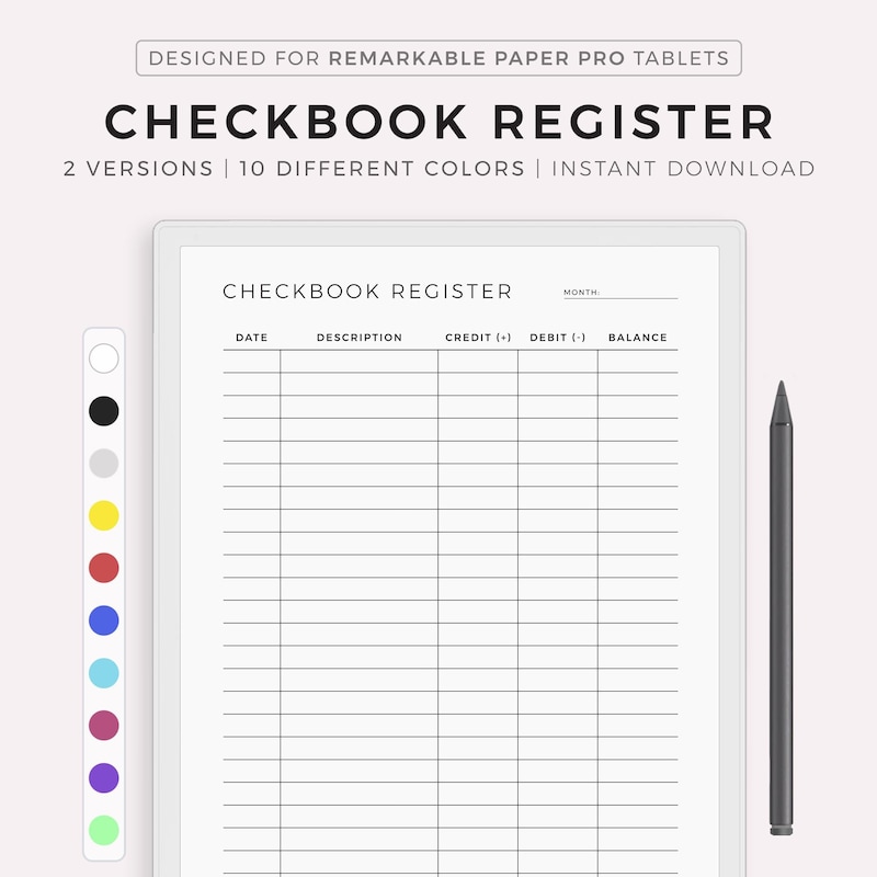 Checkbook - Etsy