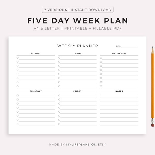 Week at a Glance - Etsy