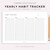 Build a New Habit Planner, 12 Week Habit Tracker Journal, New Routine ...