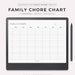 Family Chore Chart for Kindle Scribe, Landscape, Weekly Household ...