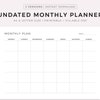 Monthly Planning Printable, to Do List Template, Task List, Goal ...