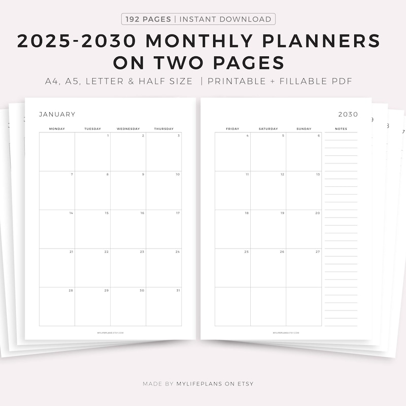 Weekly Planner Pdf 25 26 - Etsy
