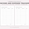 Bi-weekly Budget Planner Printable & Fillable, Budget Template PDF ...