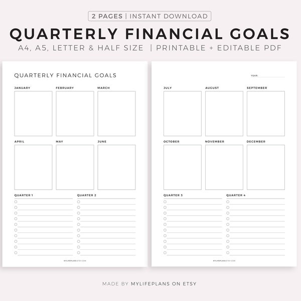 Financial Planner - Etsy