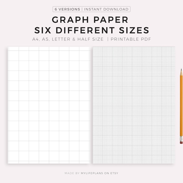 Graph Paper - Etsy