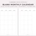 Year Calendar on Two Pages Printable Year at a Glance - Etsy