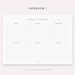 Five Day Weekly Planner for Remarkable 2, Landscape, Instant Download ...