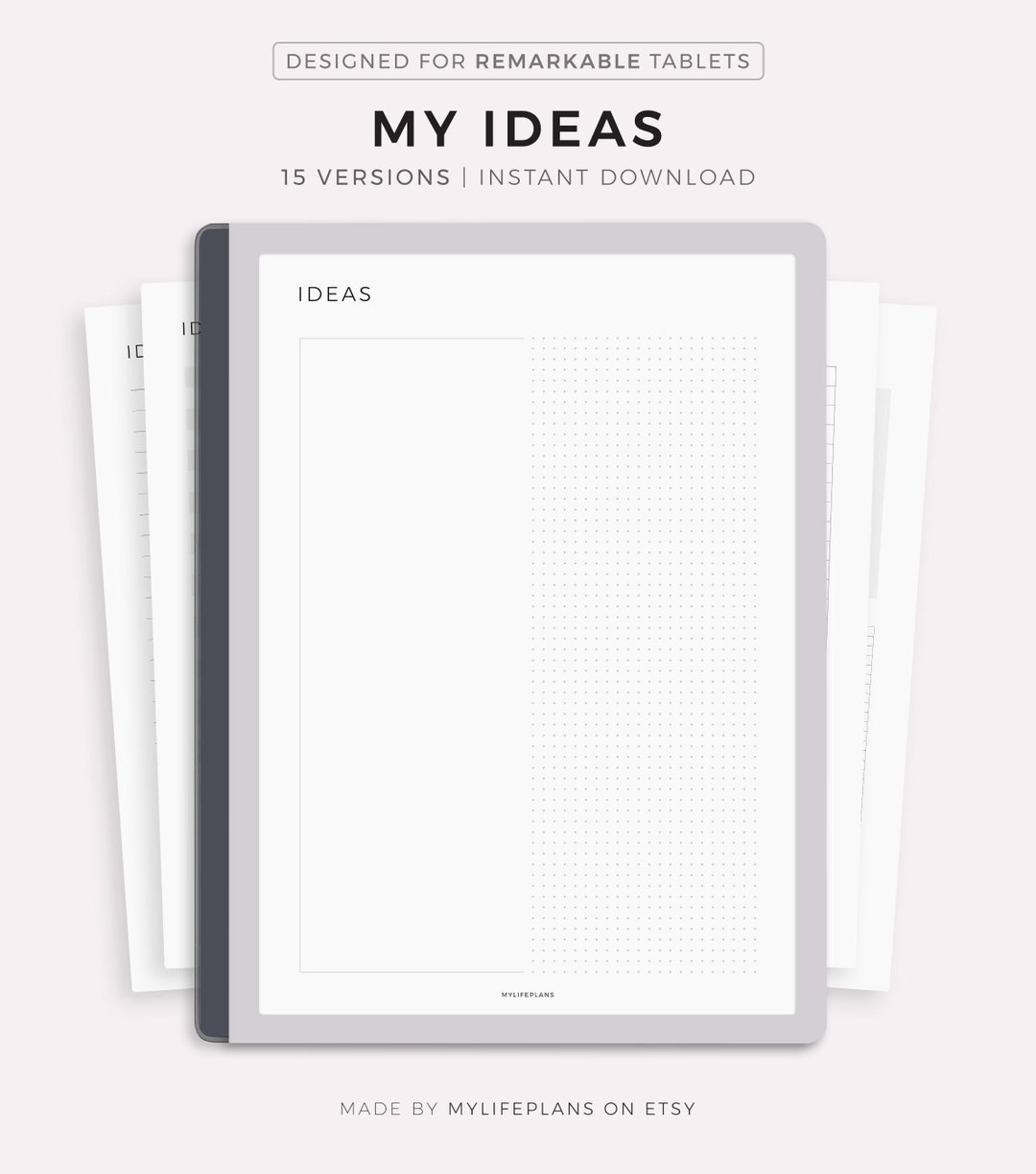 My Ideas - Brainstorming Sheet, Idea Sketching, Planning Template ...