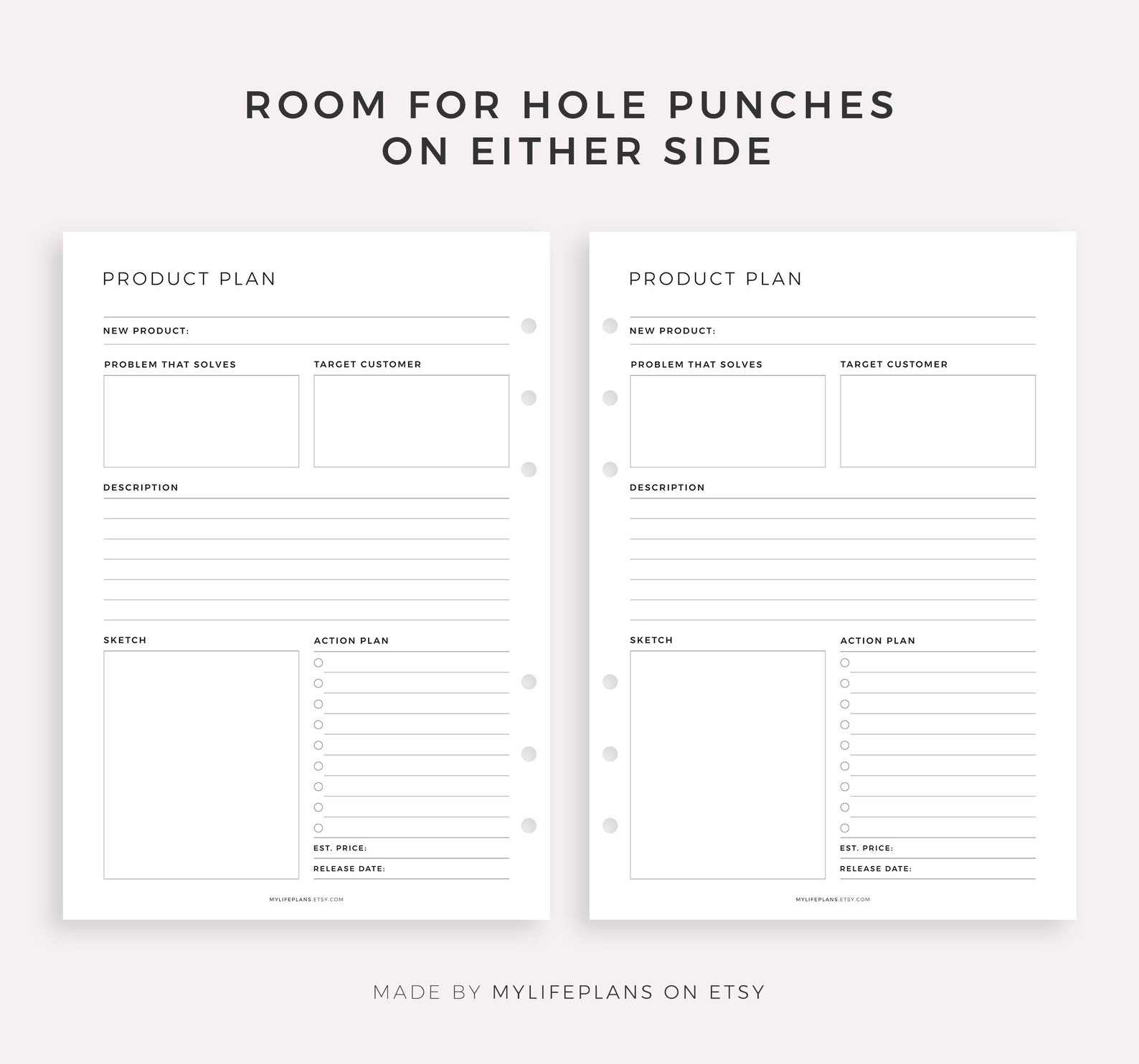 New Product Planner Printable Product Development Product - Etsy