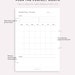 Monthly Goal Planner Printable, Fillable Monthly Planner, Productivity ...