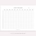 365 Day Step Tracker Printable Landscape, Daily Step Record, Exercise ...