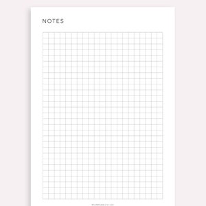 Grid Paper Printable, Squared Paper, Planner Inserts, A4/a5/letter/half ...