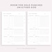 Monthly, Quartly, Yearly Bill Tracker on One Page Printable, Bill ...