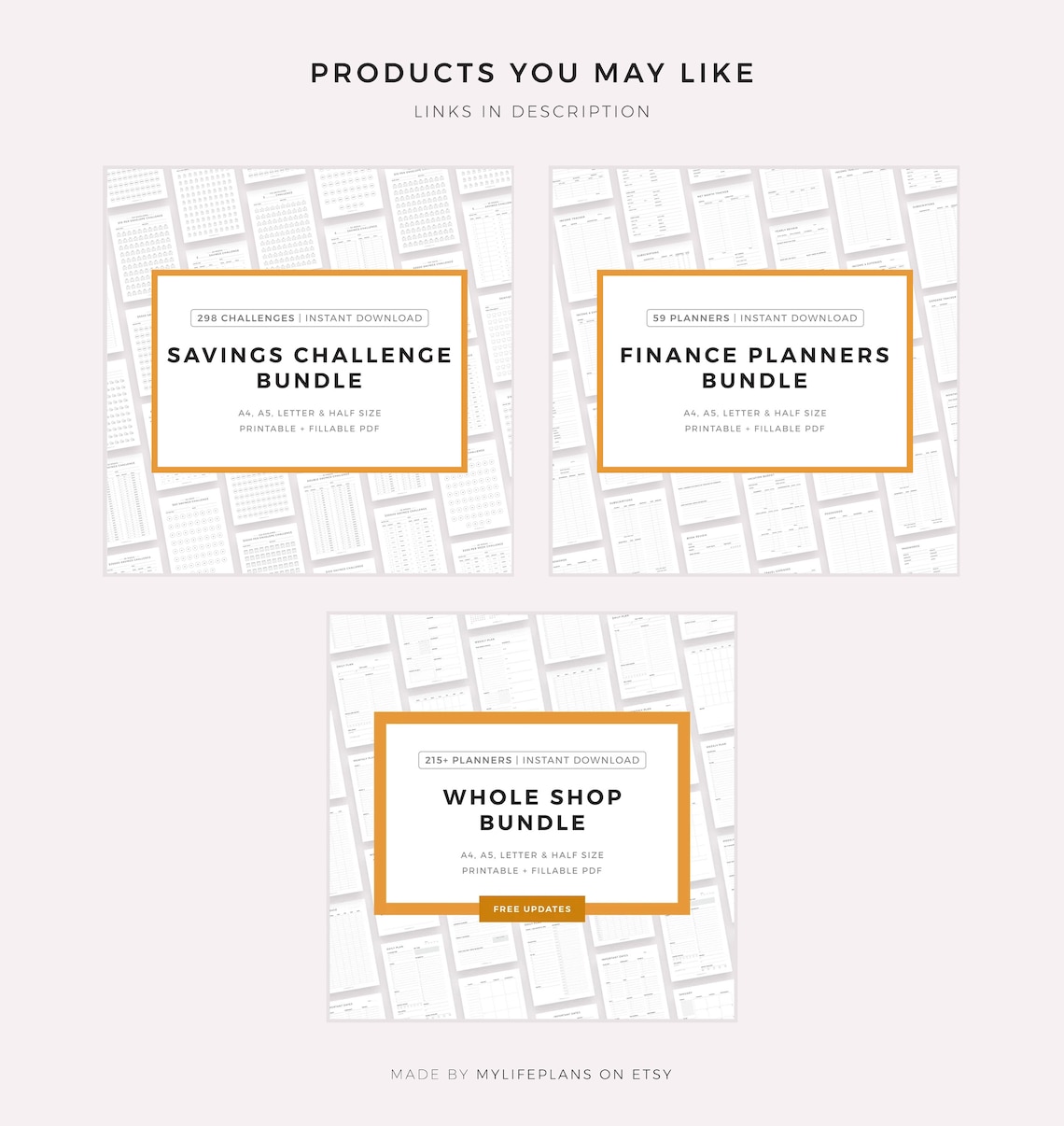 Top 5 Yearly Financial Goals Goal Setting Goal Planning - Etsy