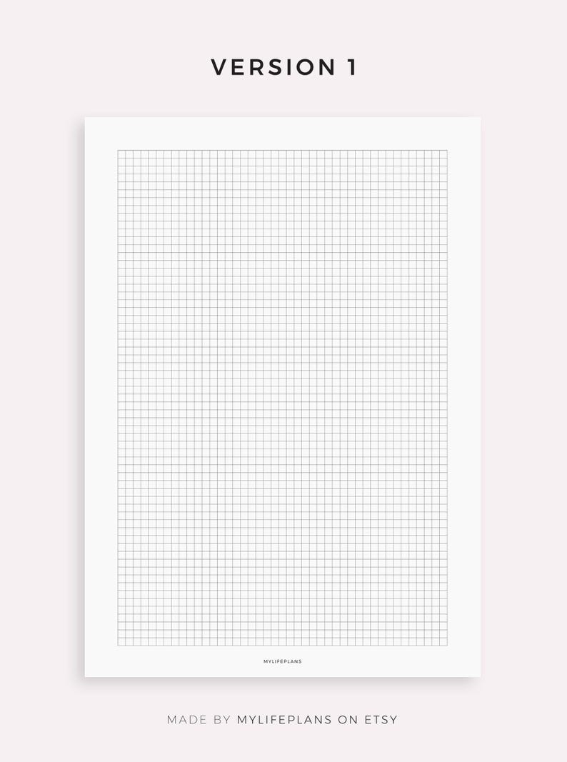 Small Grid Paper for Supernote A5X2/A5X/A5/A6X2/A6X/A6, Squared Paper ...