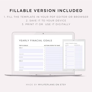 Top 5 Yearly Financial Goals, Goal Setting, Goal Planning, Plan for ...