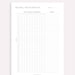 Bowel Movement Tracker Printable Template, Food Sensitivity Journal ...