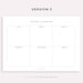 House Cleaning Planner Printable Landscape, Simple Cleaning Schedule ...