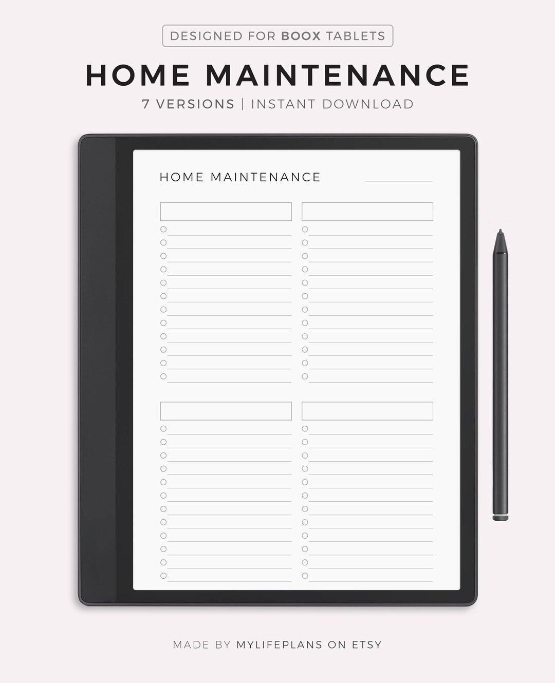 Home Maintenance Checklist, House Repairs, Cleaning, Household ...