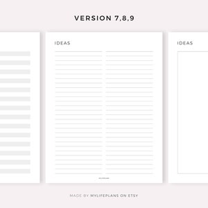 My Ideas - Brainstorming Sheet, Idea Sketching, Planning Template ...