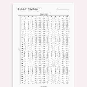 Sleep Tracker for Remarkable Paper Pro, Instant Download - Etsy