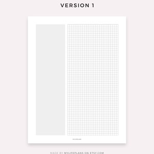 Grid Paper Digital Template for iPad Tablet, Compatible With Goodnotes ...