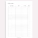 Simple Gift List Planner Printable Gift Ideas Gift Tracker - Etsy