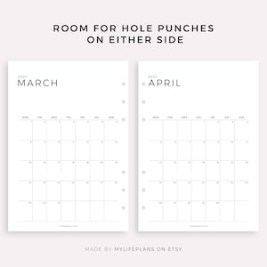 2027 Monthly Calendar Printable & Fillable, Year Calendar Template ...
