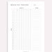Monthly Brain Fog Tracker Printable Template, Track Daily Brain Fog ...