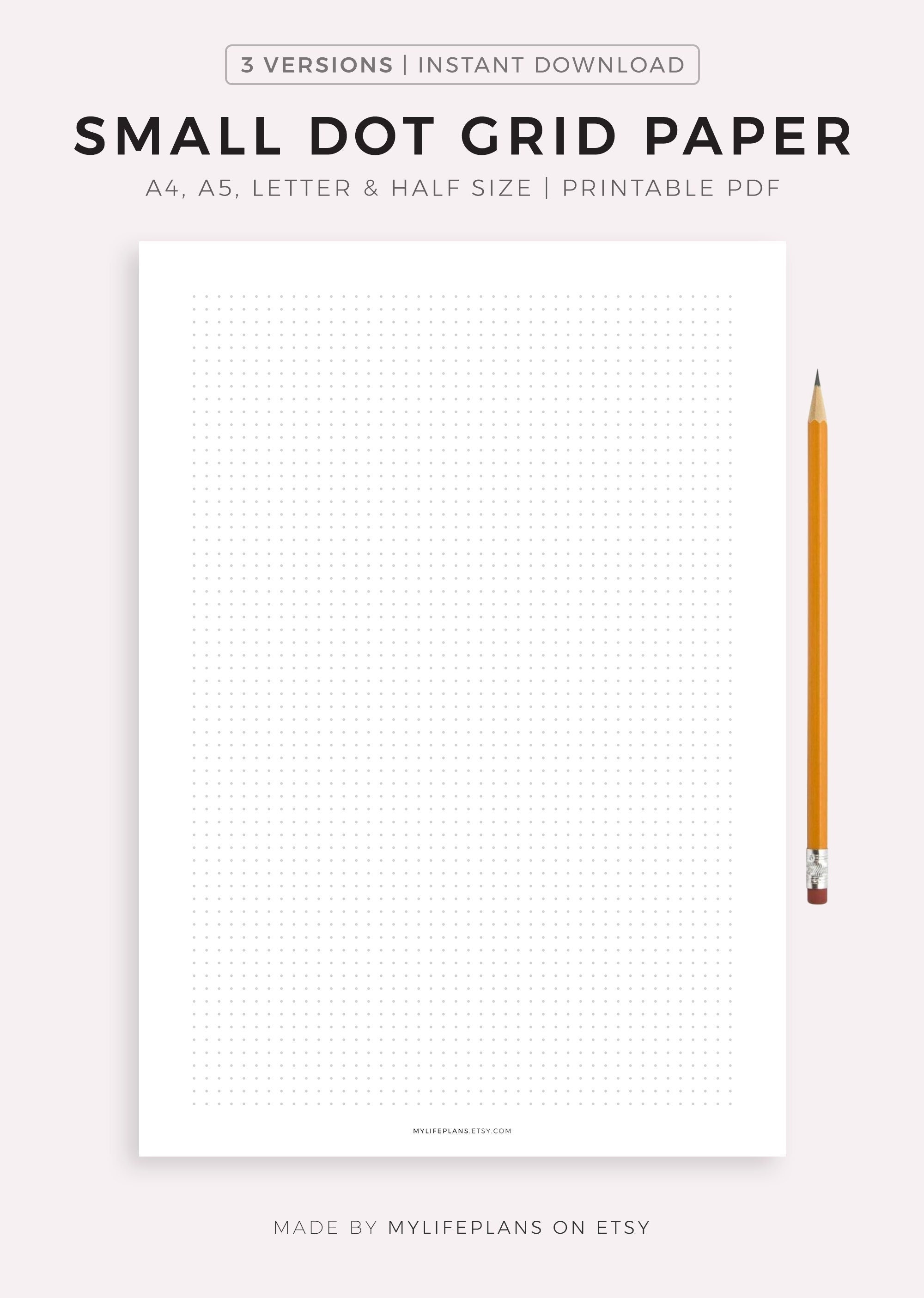 Printable Grid Paper 8x10