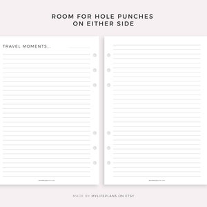 Travel Journal Printable, Adventure Journal, Travel Memories Pages ...