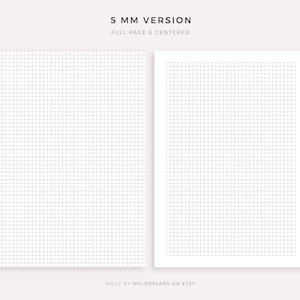 Graph Paper Six Different Sizes - 0.25", 0.5", 1", 10 Squares per Inch ...