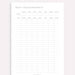 Body Measurements Tracker Printable, Fitness Progress Sheet, Body ...