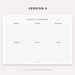 Five Day Weekly Planner for Remarkable 2, Landscape, Instant Download ...