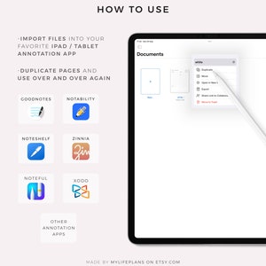 Digital Weekly Meal Planner, 7 Day Menu Planner, Meal Prep Planner ...